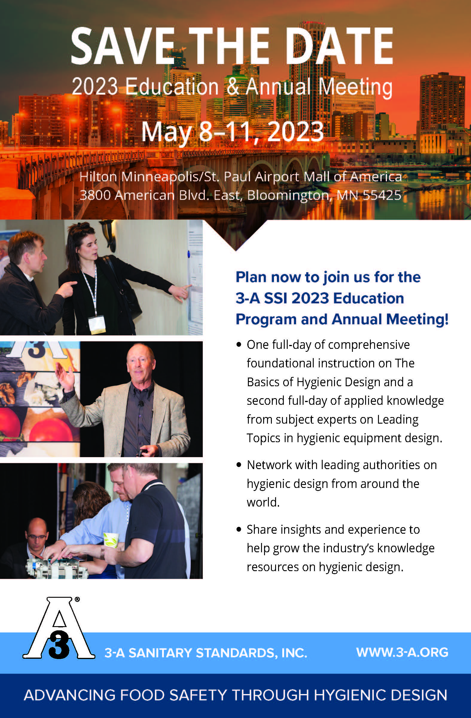 3-A Sanitary Standards, Inc. > News, Events & Updates > Events